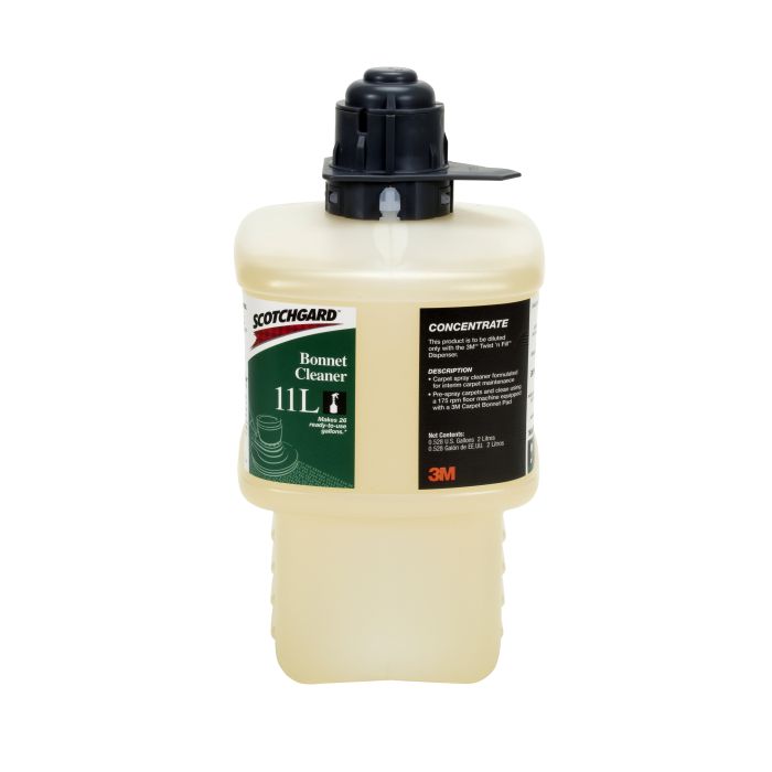 3M™ Scotchgard™ Bonnet Cleaner Concentrate 11L, Gray Cap, 2 Liter, 6/Case